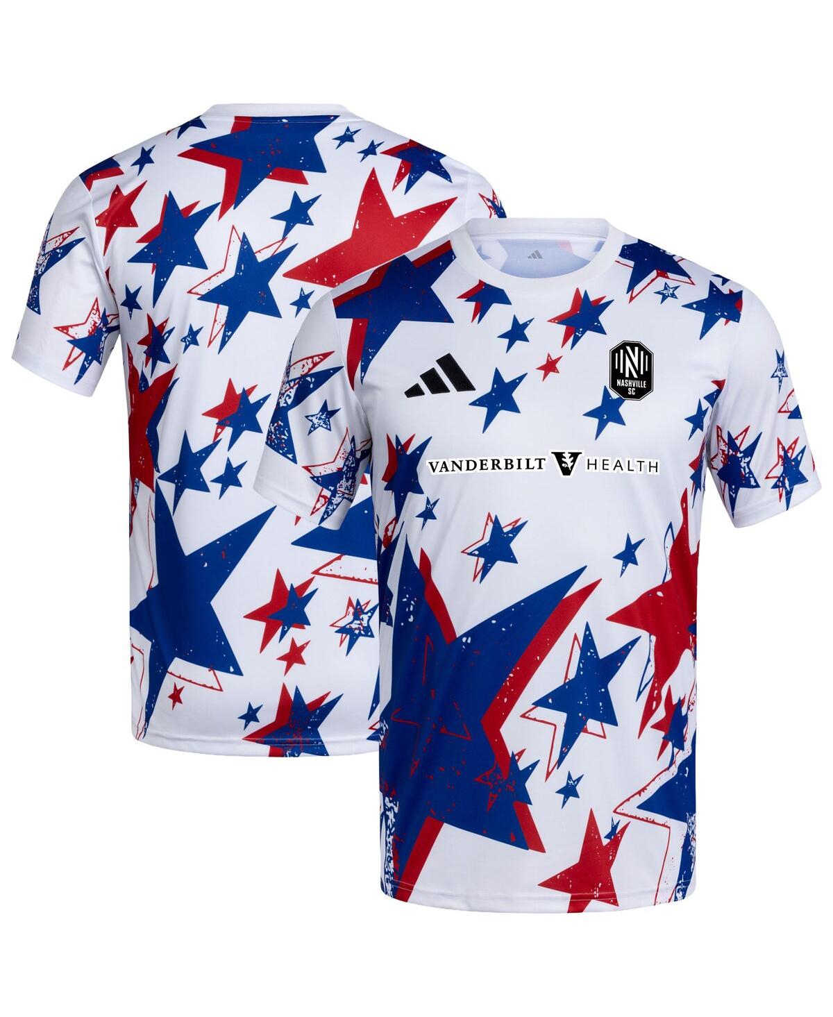 Click here for Adidas Mens White Nashville Sc 2026 Americana Pre-... prices
