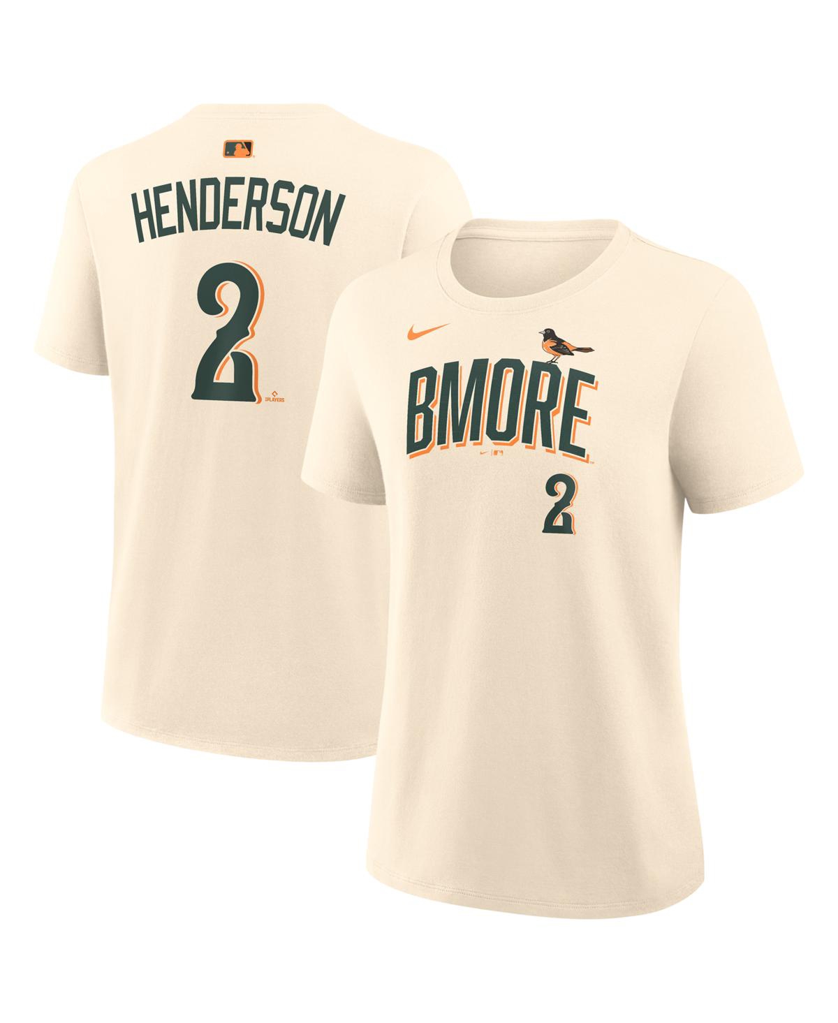 Click here for Nike Womens Gunnar Henderson Cream Baltimore Oriol... prices