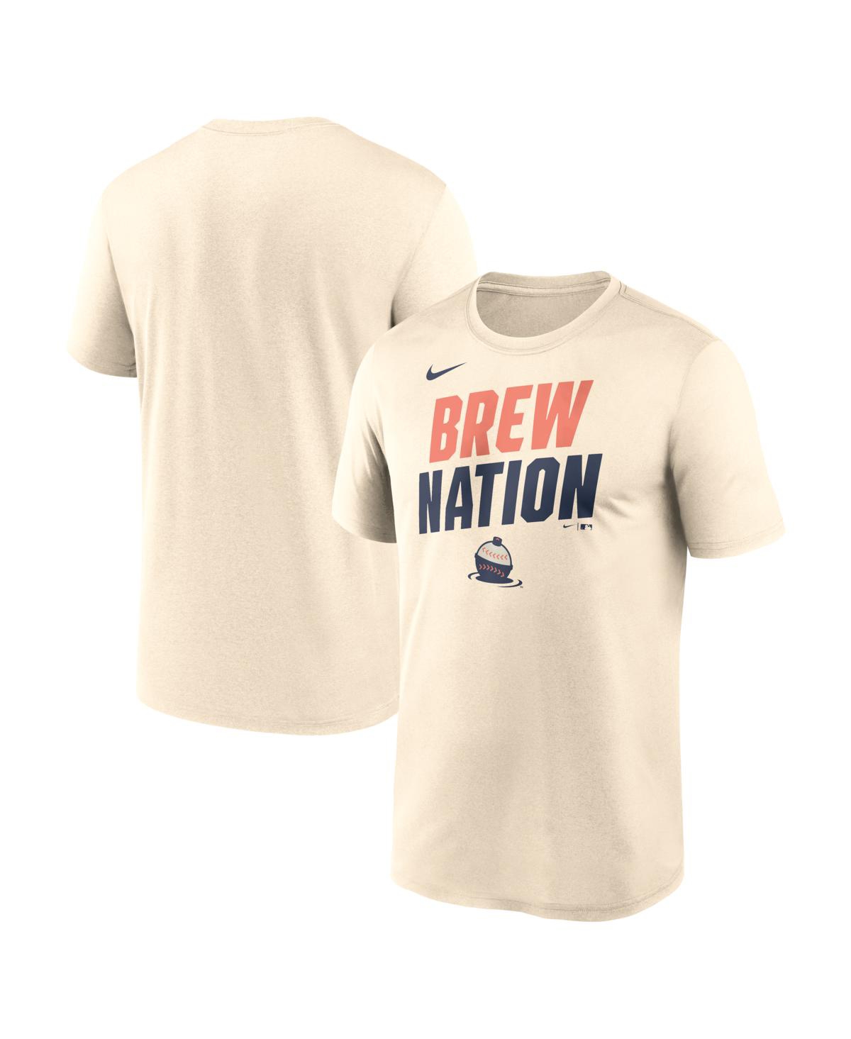 Click here for Nike Mens Cream Milwaukee Brewers 2026 City Connec... prices