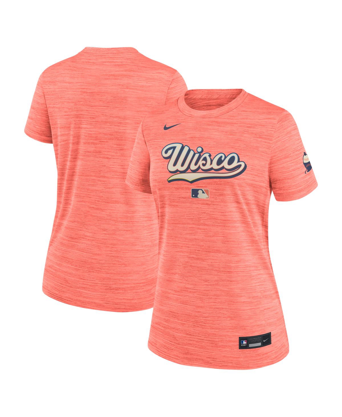 Click here for Nike Womens Coral Milwaukee Brewers 2026 City Conn... prices