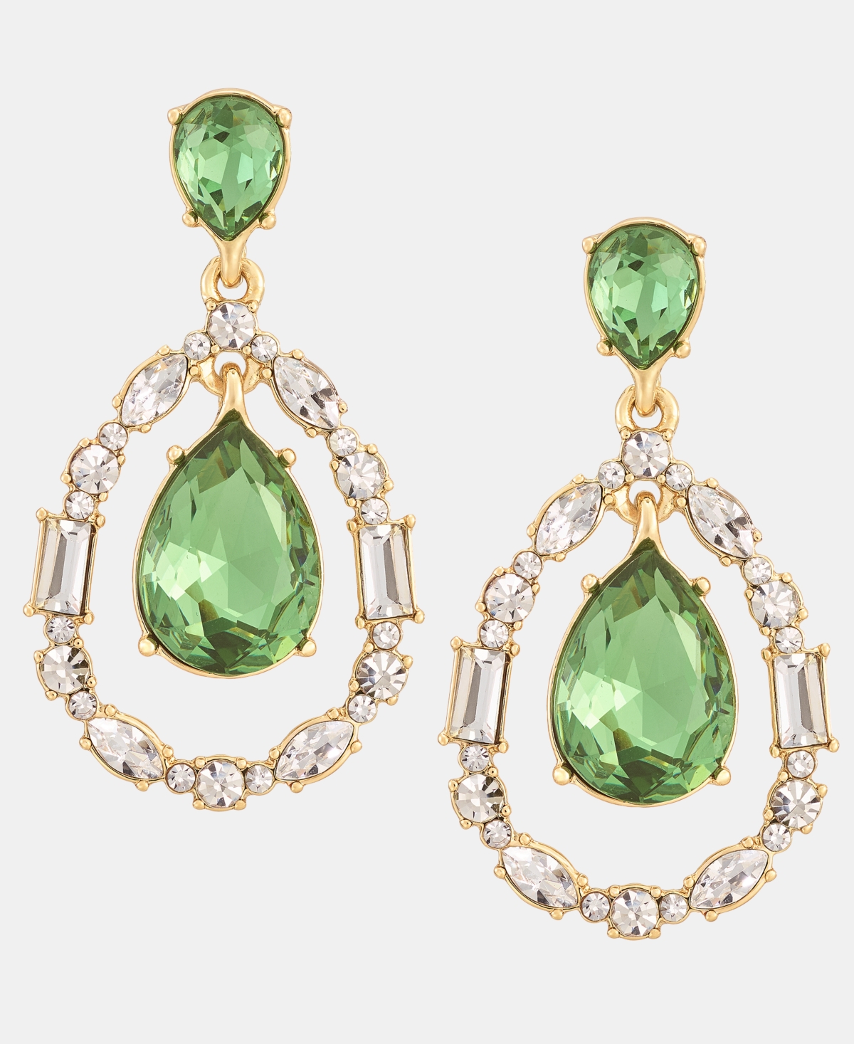 Click here for Givenchy Crystal Pear-Shape Orbital Drop Earrings... prices