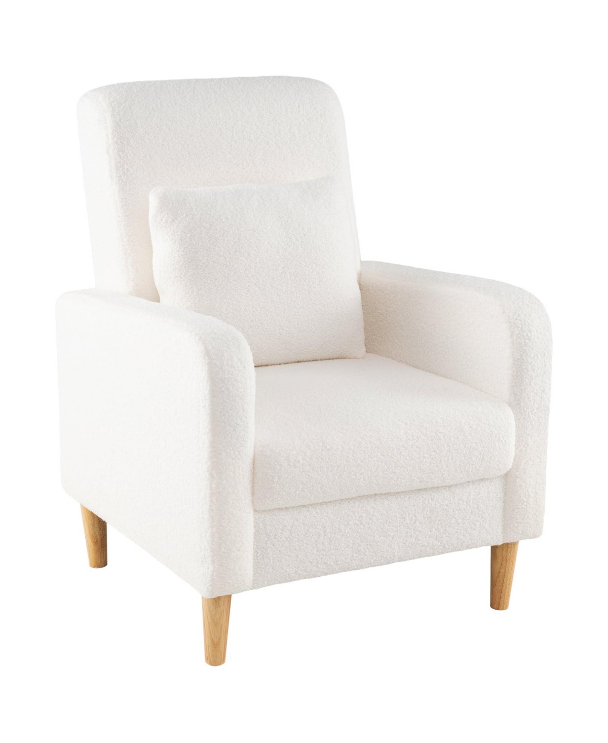 Click here for Slickblue Teddy Fleece Accent Sofa Chair with Lumb... prices