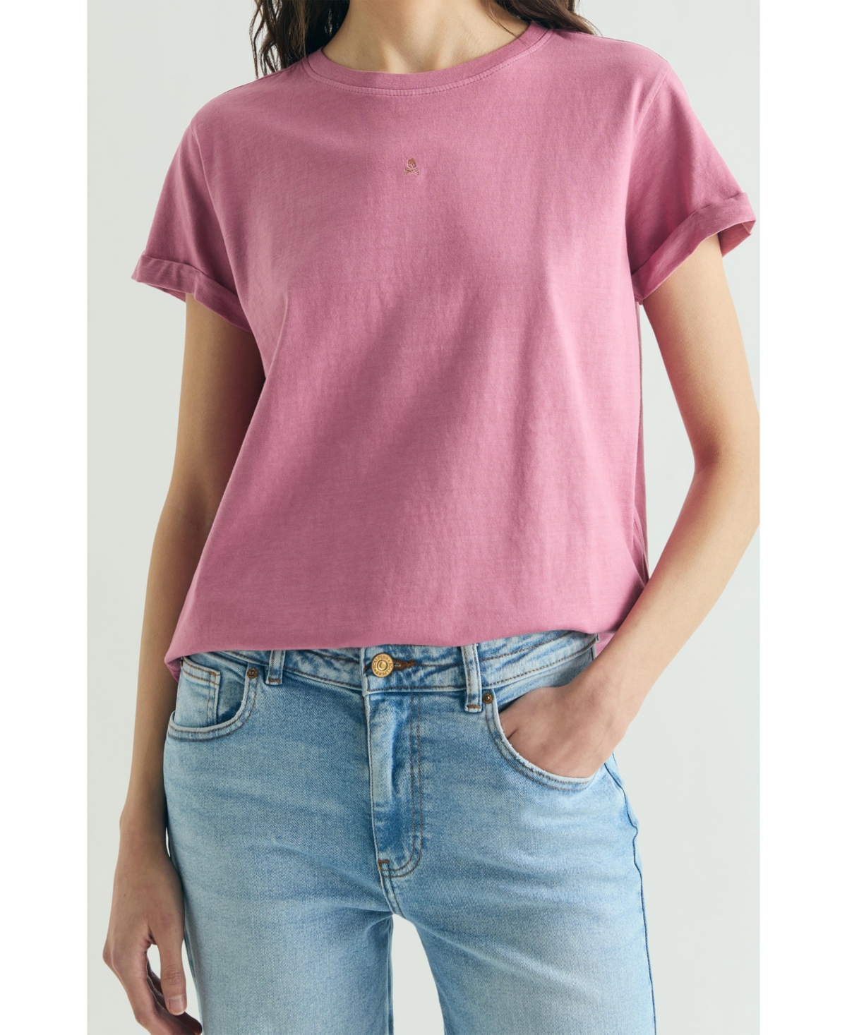 Click here for Scalpers Womens Skull Basic T-Shirt - Bouganville prices