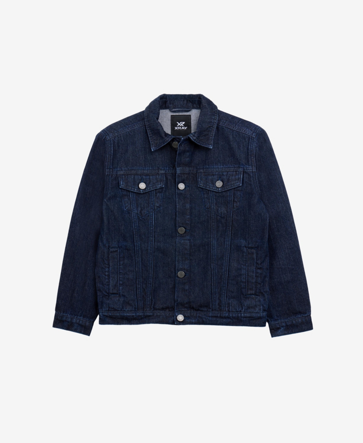 Click here for Xray Boys Trucker Denim Jacket - Plain blue rinse prices