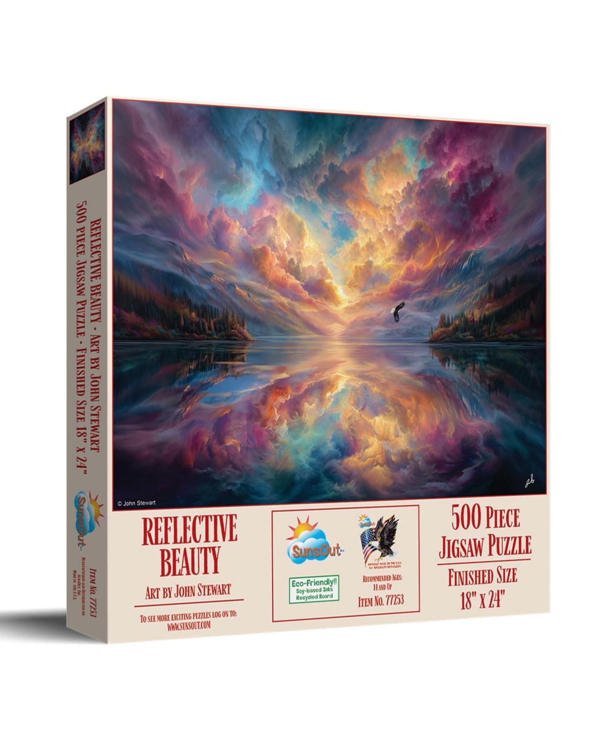 Click here for SunsOut Reflective Beauty 500 piece Jigsaw Puzzle... prices