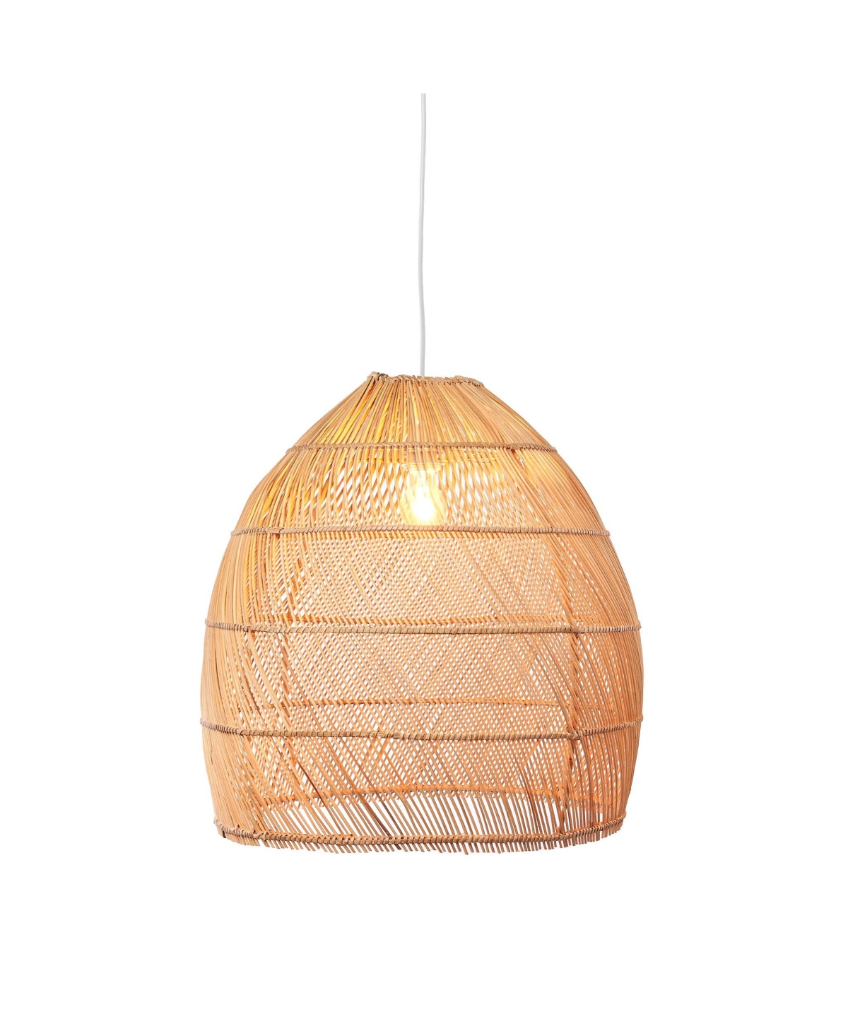 Click here for The Artisan and Company  Bell Shaped Rattan Pendan... prices