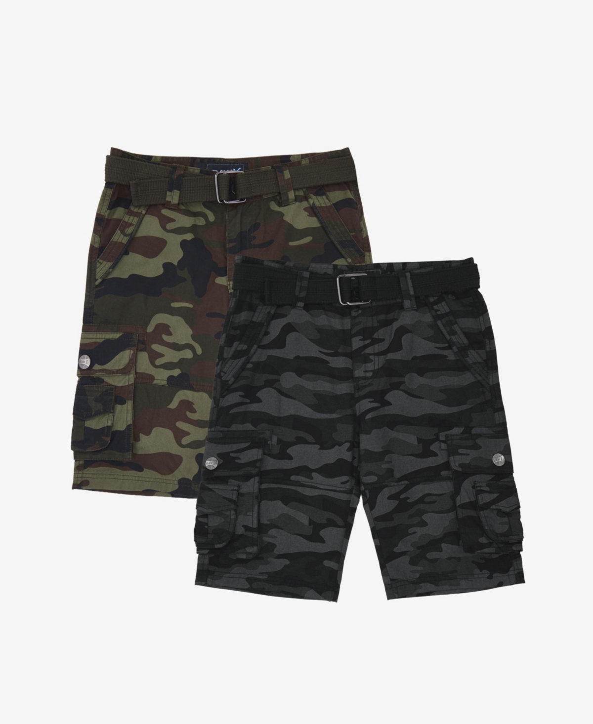 Click here for Raw X Big Boys 2 Pack Combo Belted Twill Cargo Sho... prices