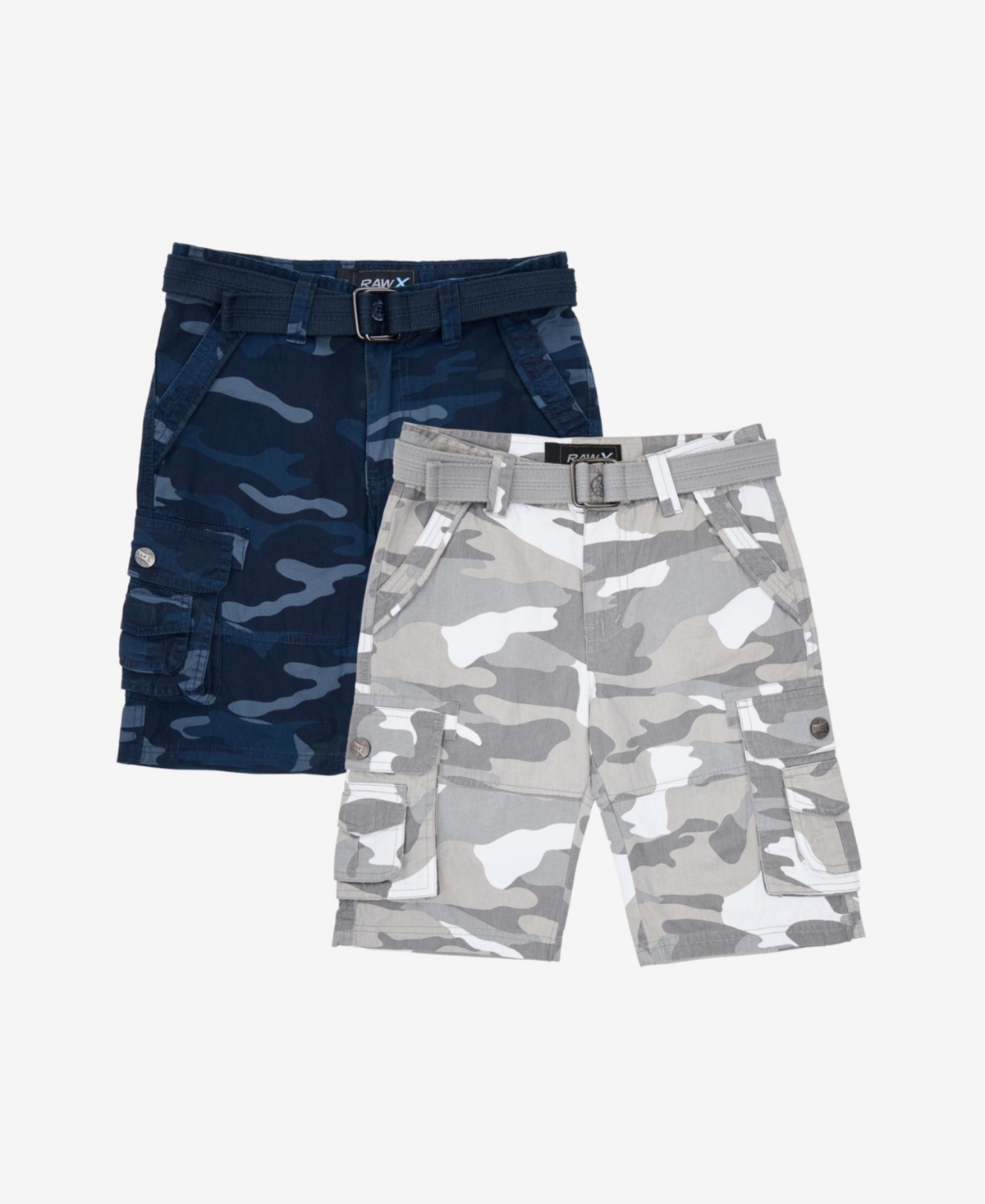 Click here for Raw X Big Boys 2 Pack Combo Belted Twill Cargo Sho... prices