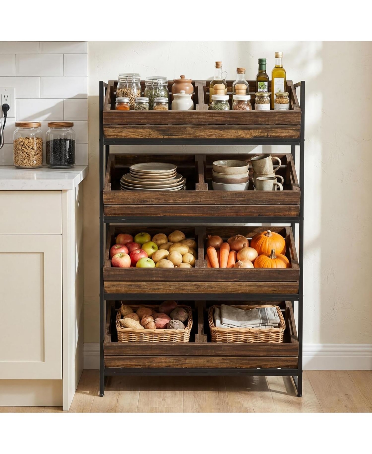 Click here for Tribesigns 4-Tier Fruit and Vegetable Storage Bask... prices