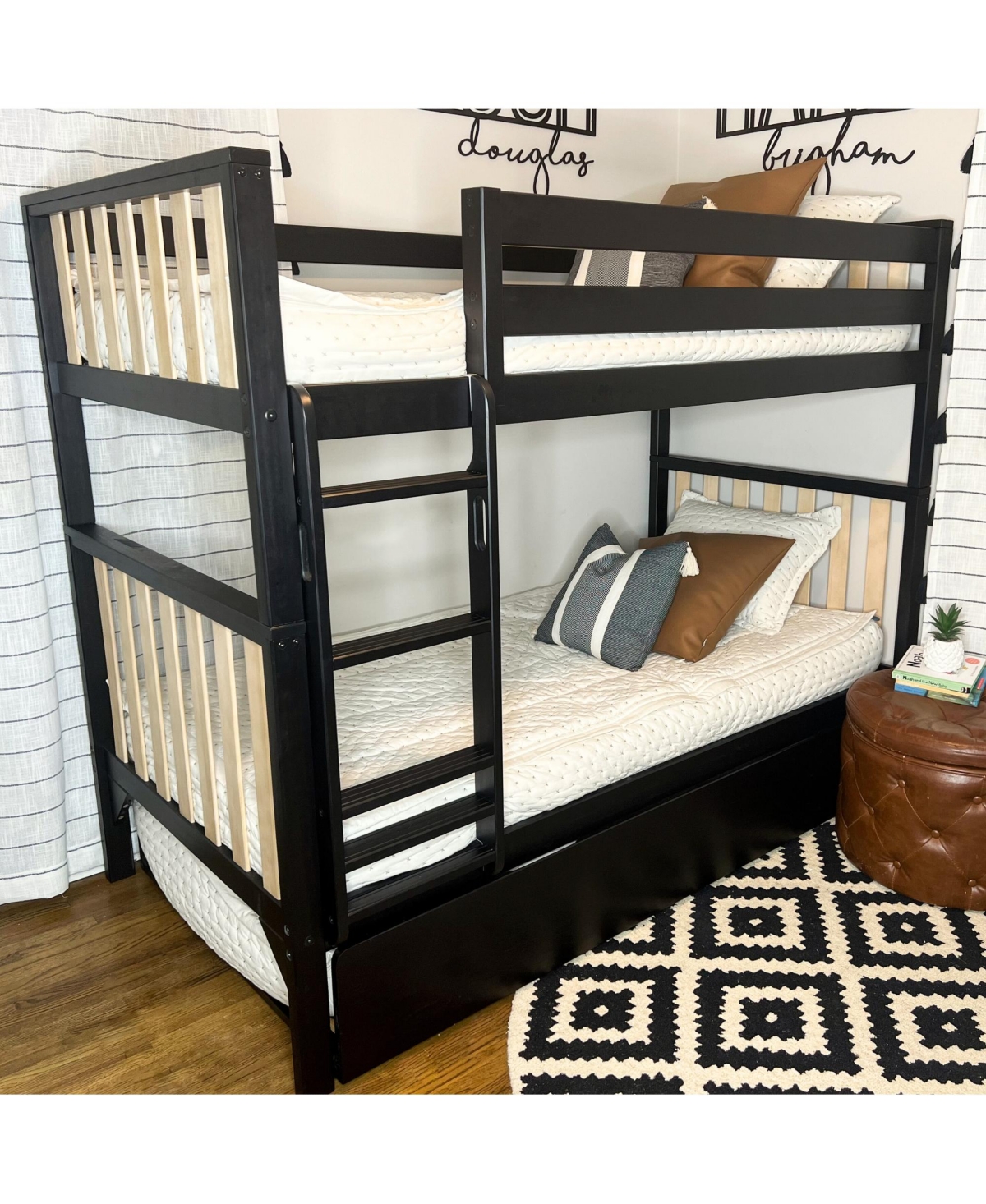 Click here for Max and Lily Solid Wood Scandinavian Twin over Twi... prices