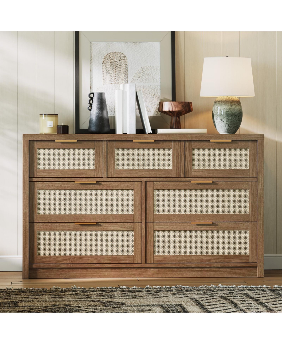 Click here for gaomon 7-Drawer Dresser for Bedroom  52 Wide Ratta... prices