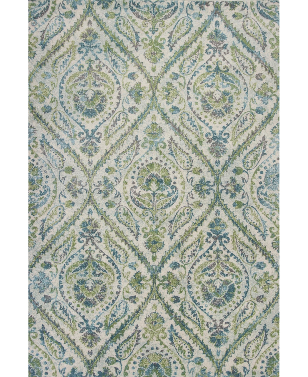 Click here for Kas Stella Parisian 6256 Ivory/Teal 53 x 77 Area R... prices