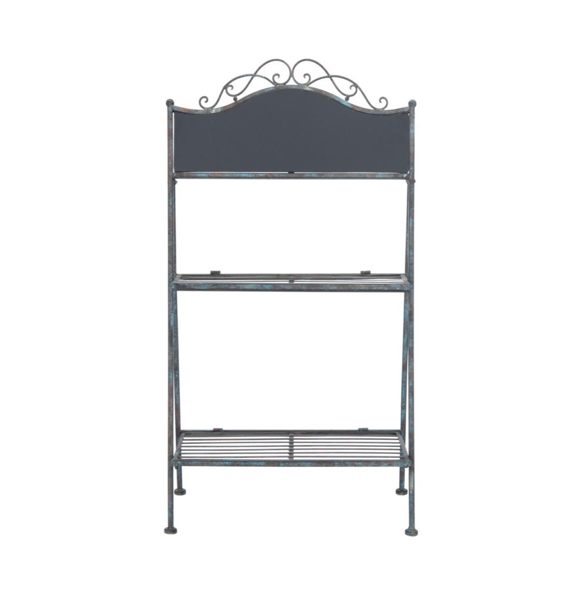 Click here for Augusta Home Natum Plant Stand - Rustic blue prices