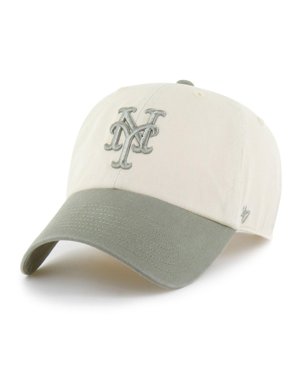 Click here for 47 Brand Mens Natural/Olive New York Mets Two-Tone... prices