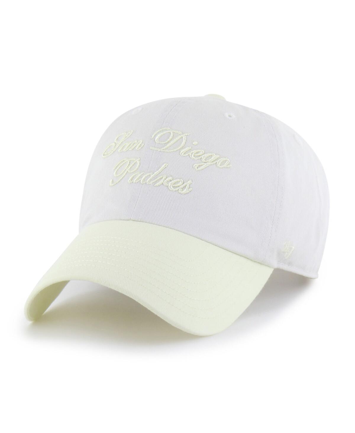 Click here for 47 Brand Womens White/Yellow San Diego Padres Gela... prices
