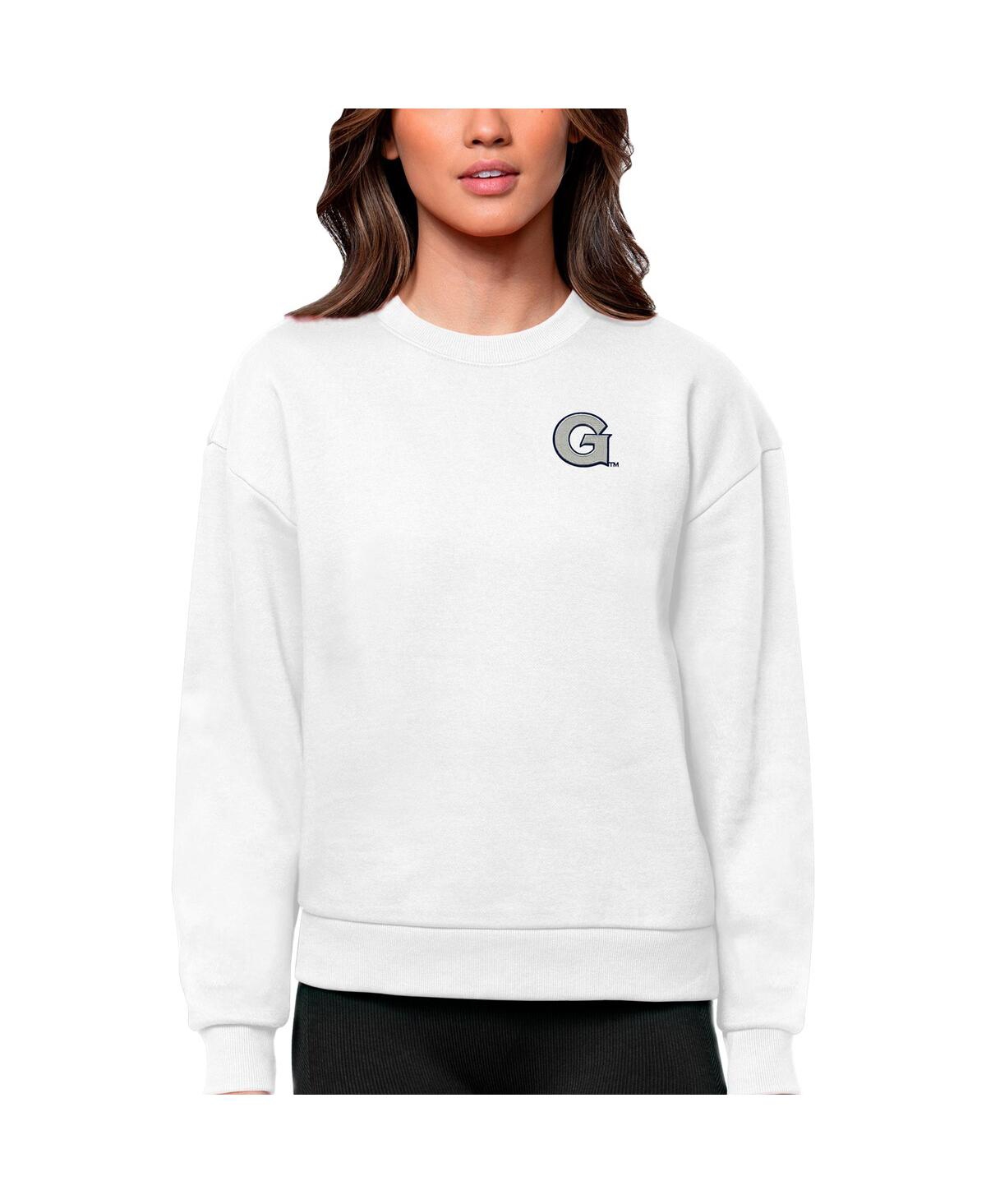Click here for Antigua Womens White Georgetown Hoyas Logo Victory... prices