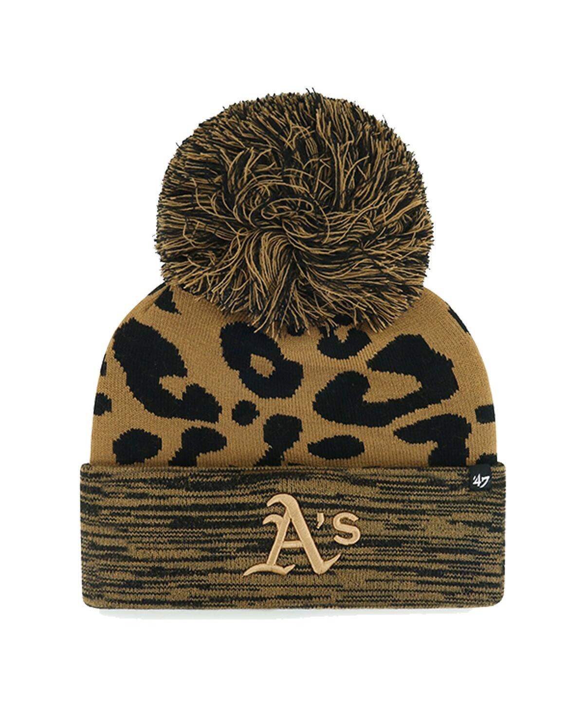 Click here for 47 Brand Womens Athletics Leopard Rosette Cuffed P... prices