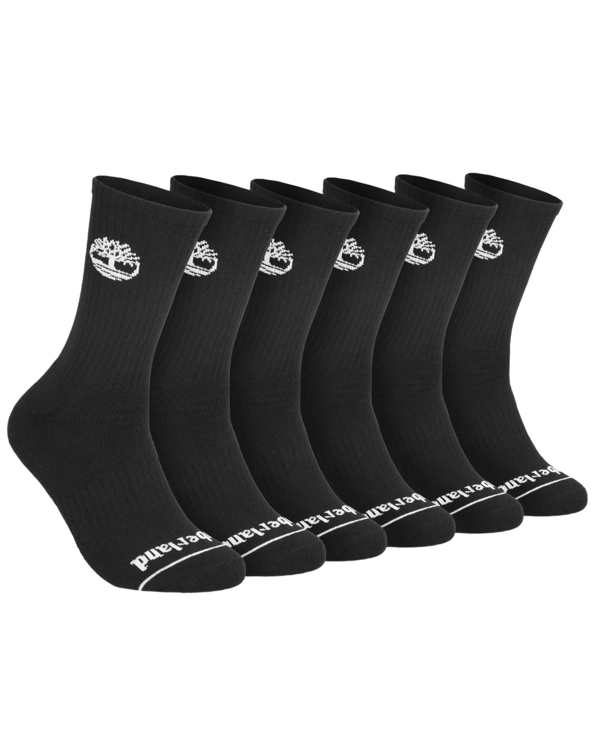 Click here for Timberland Mens 6-Pack Millboro Crew Socks - Denim... prices