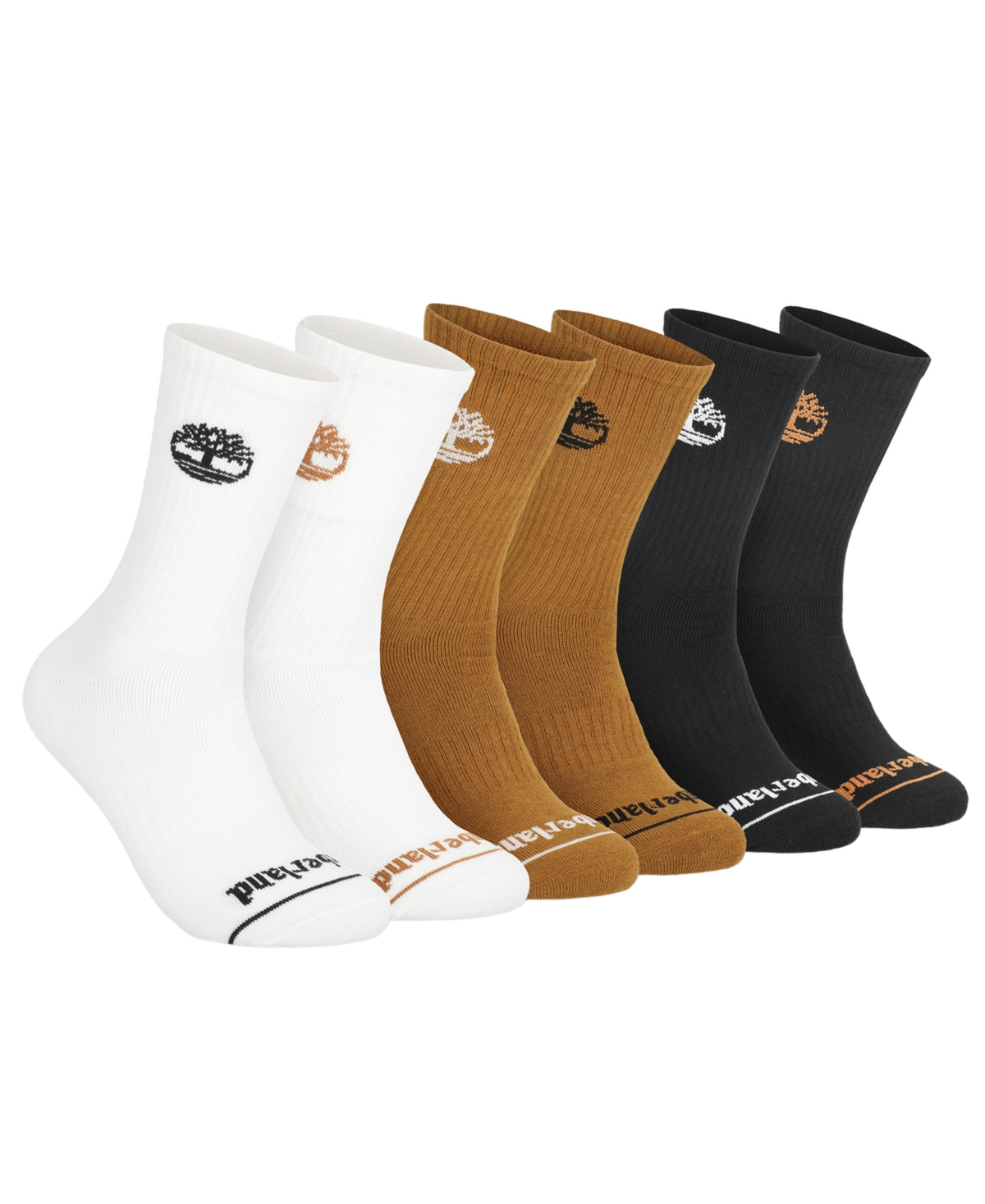 Click here for Timberland Mens 6-Pack Millboro Crew Socks - Wheat... prices