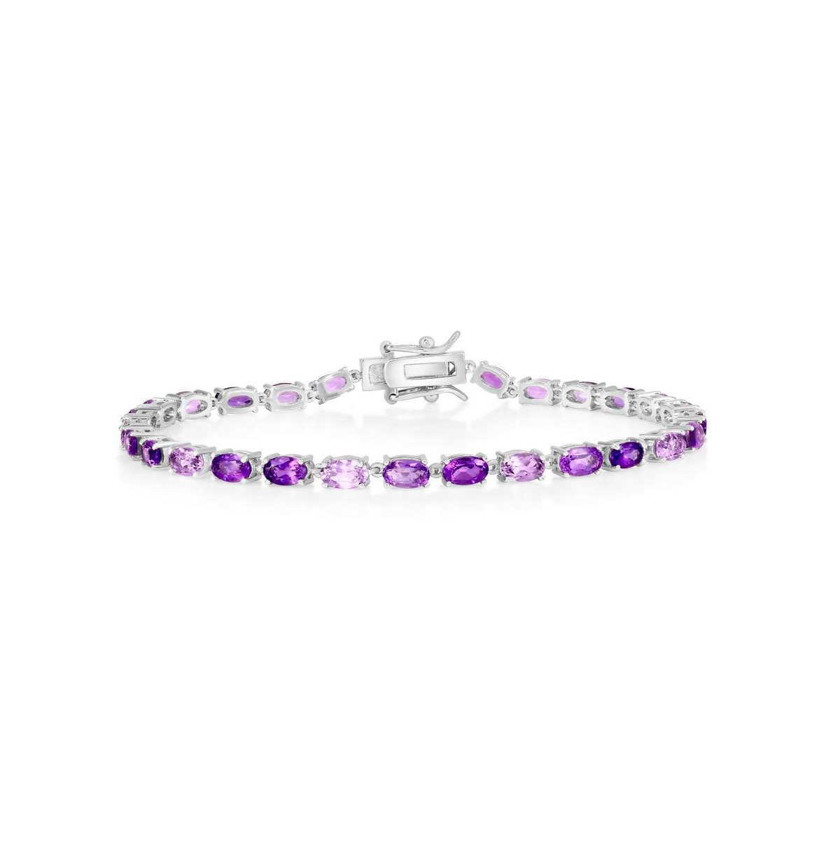 Click here for Simona Amethyst Tennis Bracelet in Sterling Silver... prices