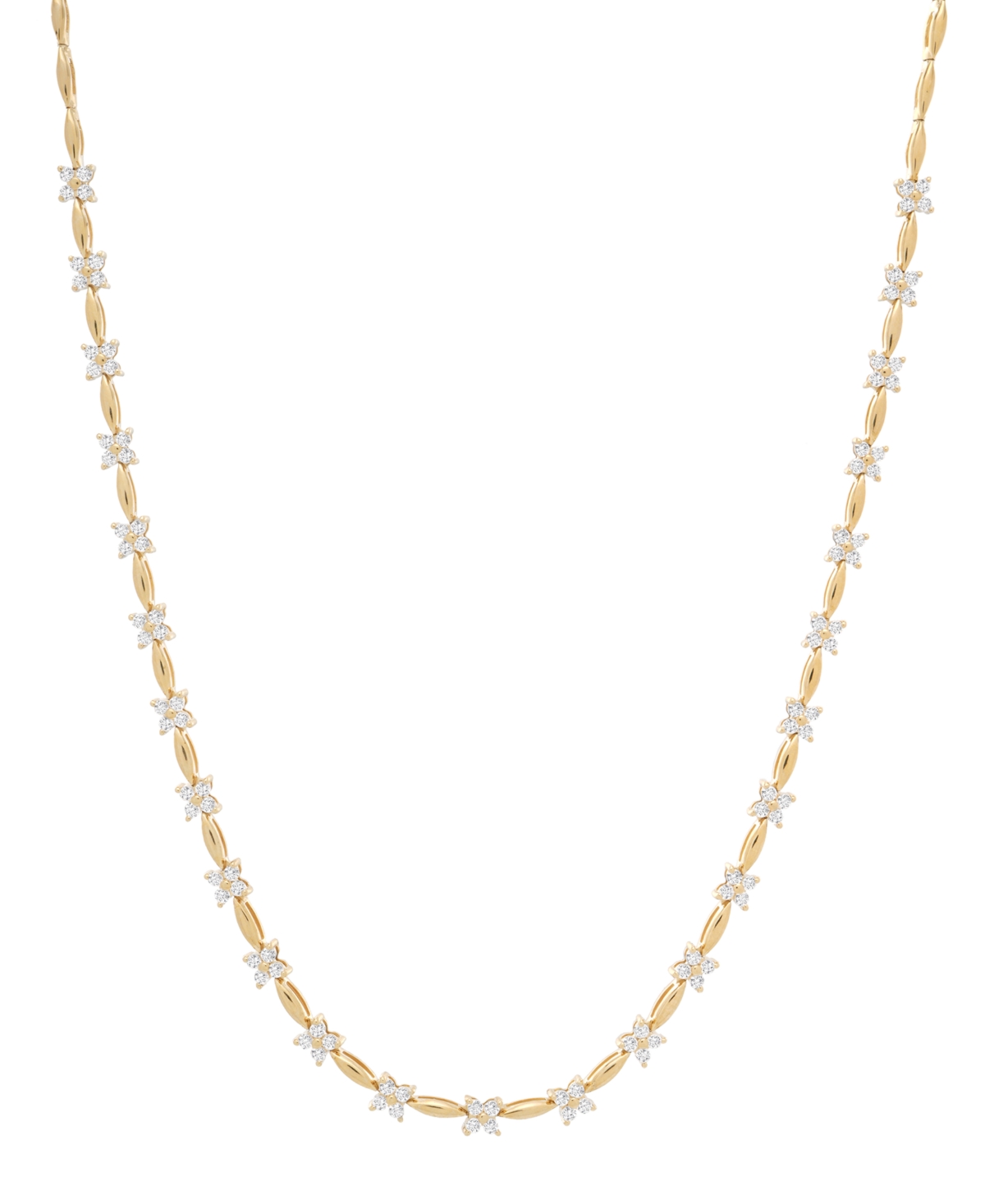 Click here for Wrapped in Love Diamond Flower Necklace (1 ct. t.w... prices