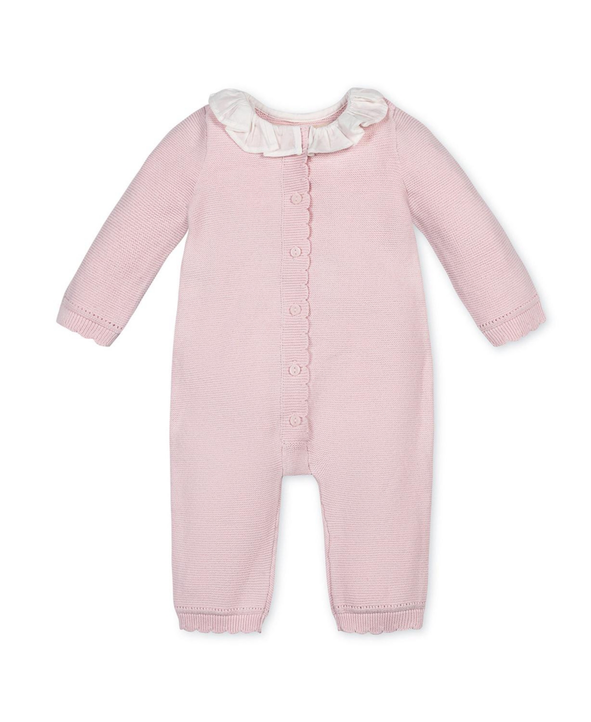 Click here for Hope & Henry Baby Organic Ruffle Collar Button Fro... prices