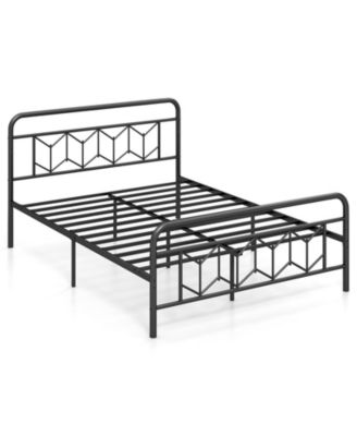 Click here for Slickblue Modern Platform Bed With Tall Headboard... prices