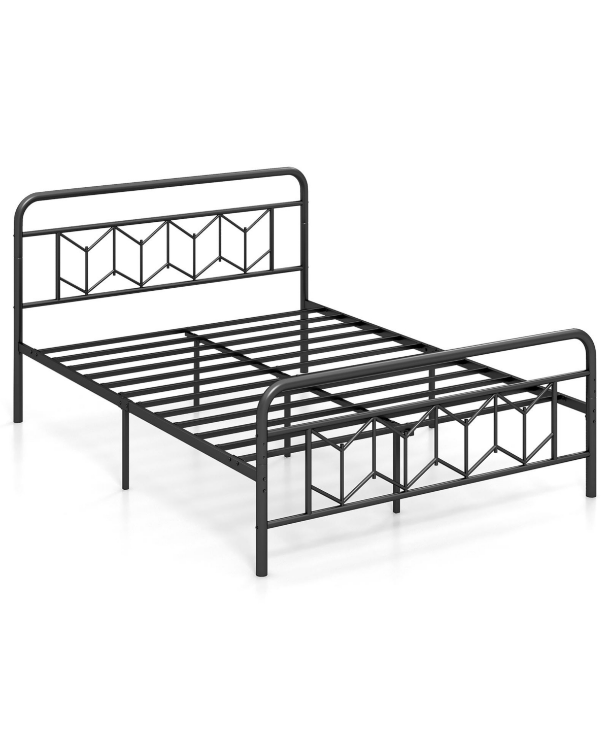 Click here for Slickblue Modern Platform Bed with Tall Headboard... prices