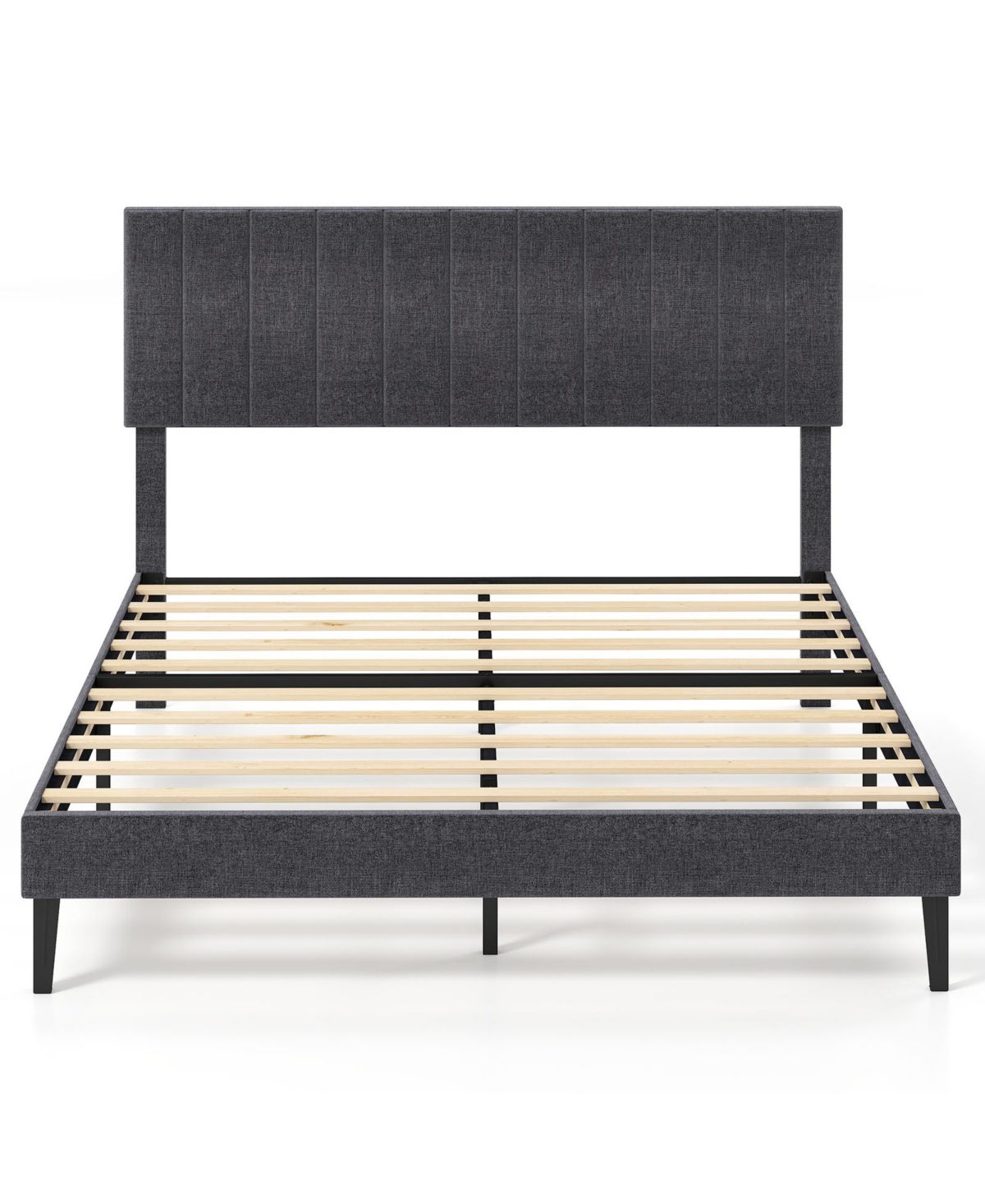 Click here for Slickblue Modern Velvet Platform Bed with Height A... prices