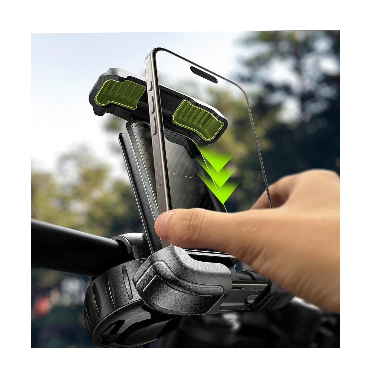 Click here for Lisen Bike Phone Holder for Handlebar  Secure Moto... prices