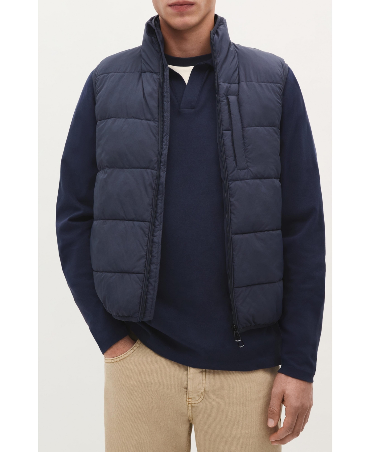 Click here for Scalpers Mens Charlie Vest Jacket - Navy prices