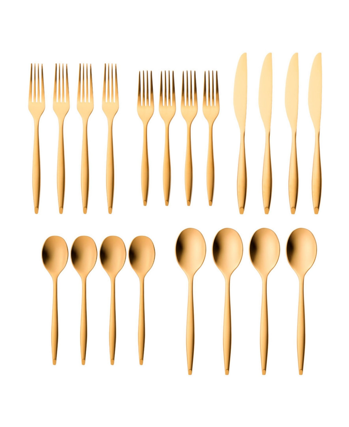 Click here for Godinger Milano Matte 20 Piece Flatware Set  Servi... prices