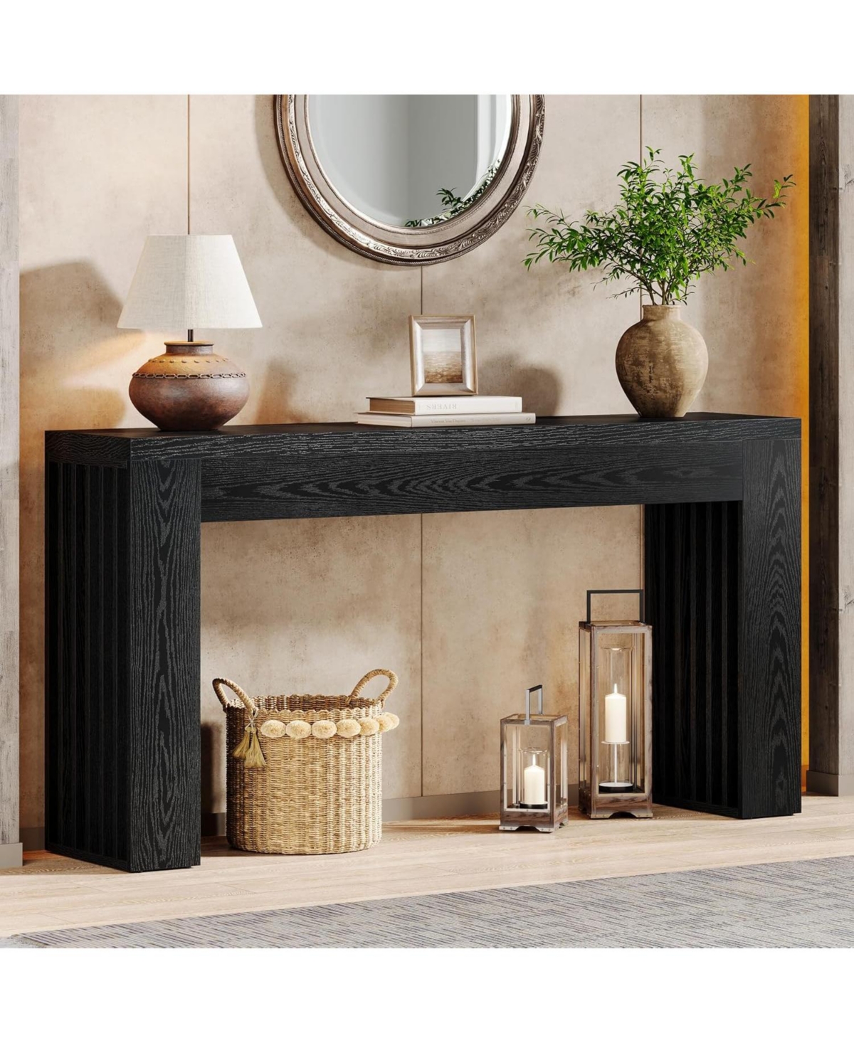 Click here for Tribesigns 59-Inch Long Wooden Console Sofa Table... prices