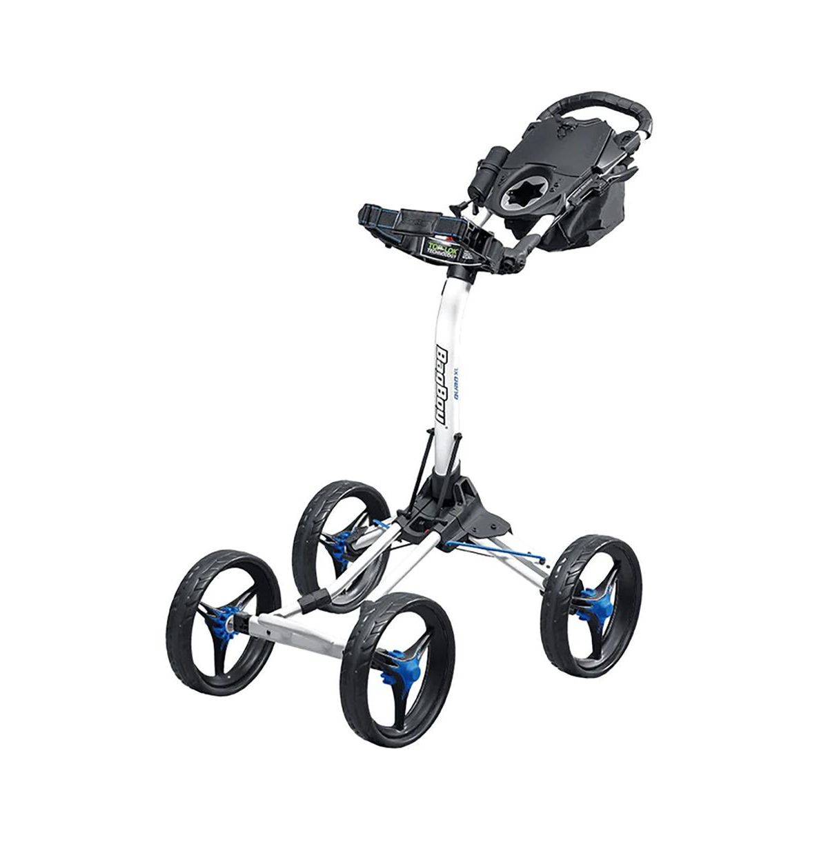 Click here for Bag Boy Quad Xl Golf Push Cart - Royal/white prices