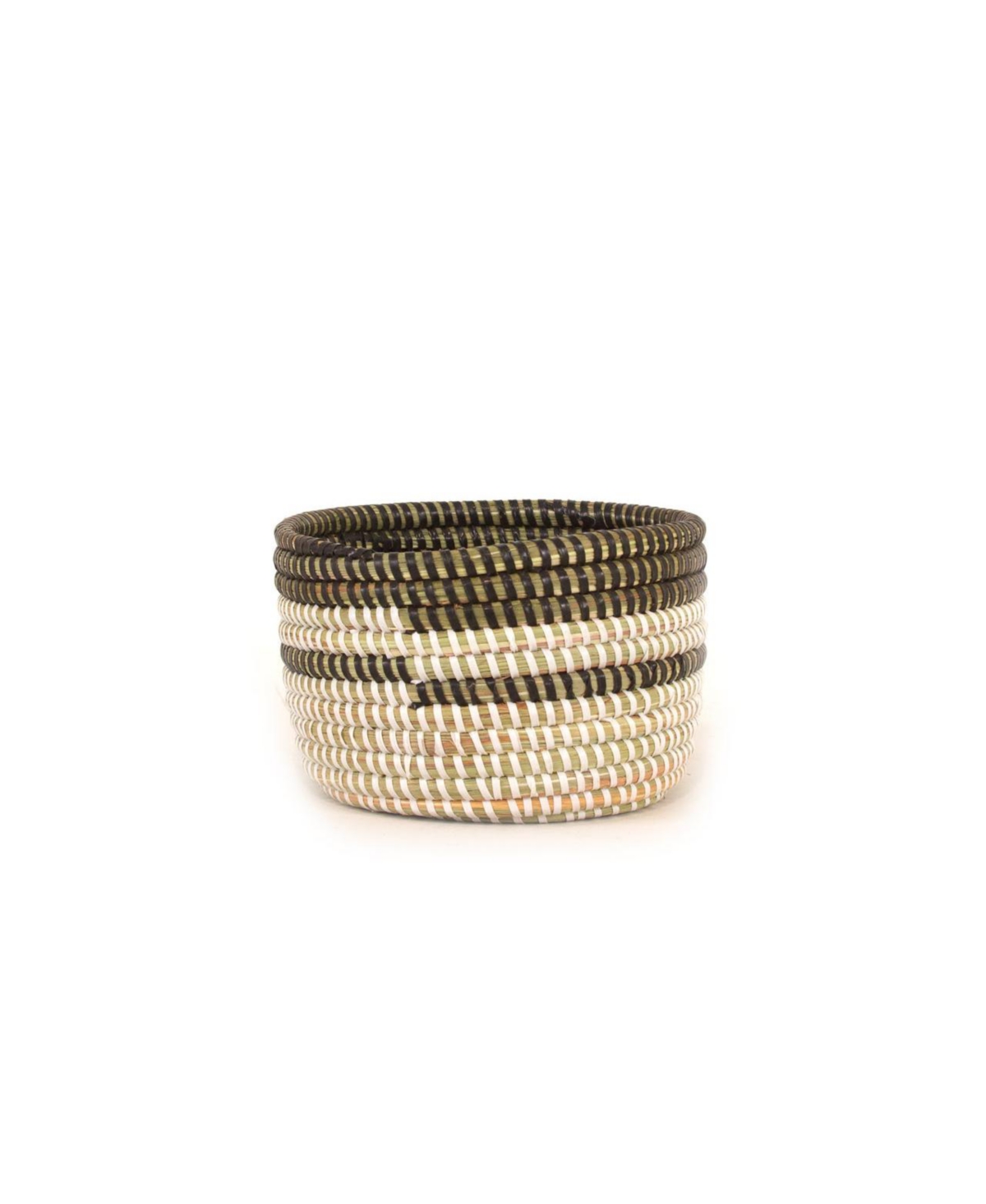 Click here for Mbare  Stripe adorable Basket - Black prices