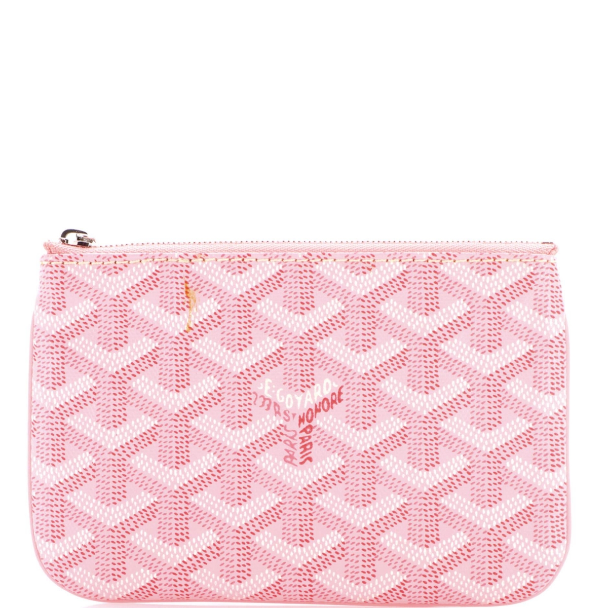 Click here for Pre-Owned Goyard Mini Senat Zip Pouch Coated Canva... prices