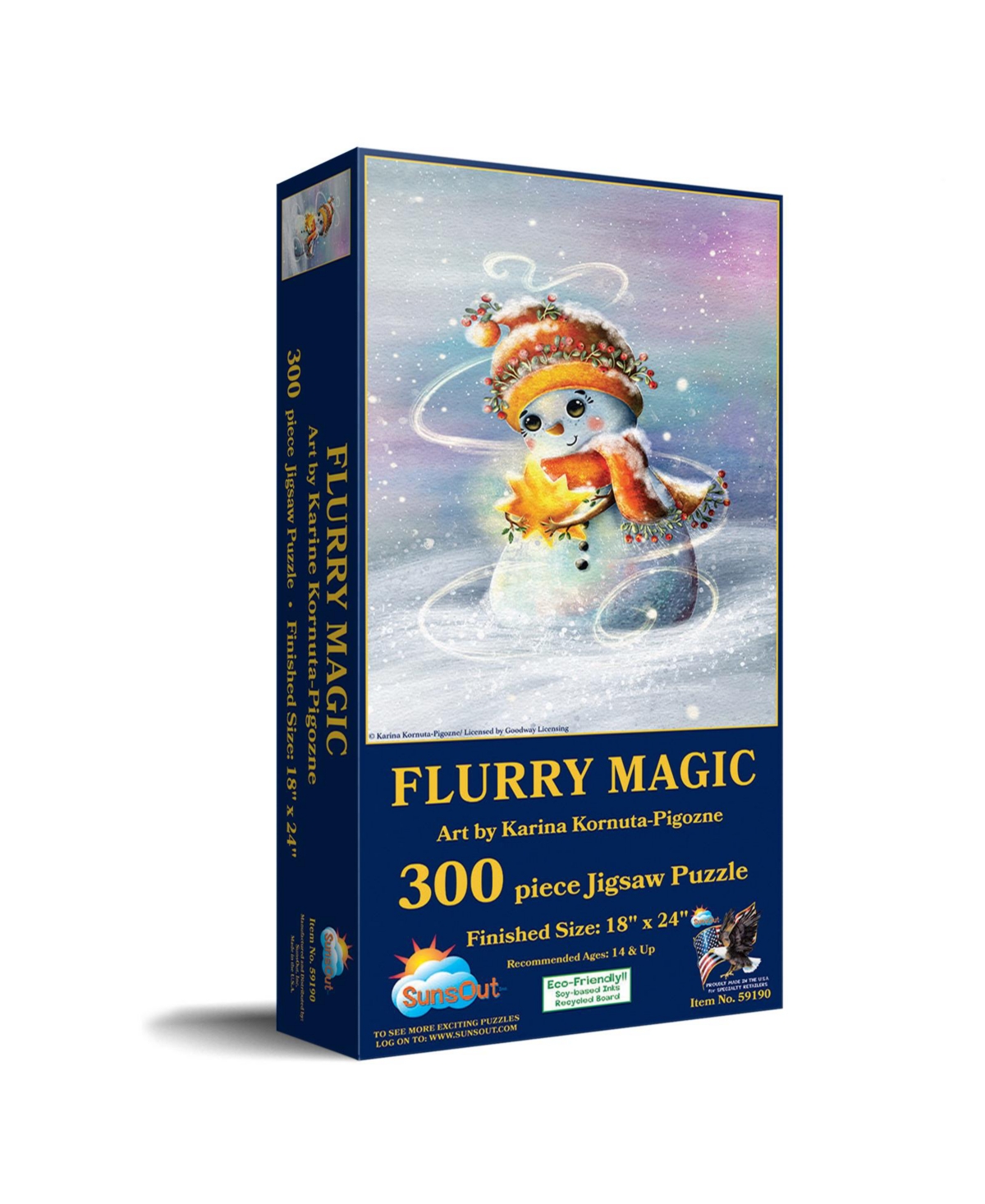 Click here for SunsOut Flurry Magic 300 piece Jigsaw Puzzle for A... prices
