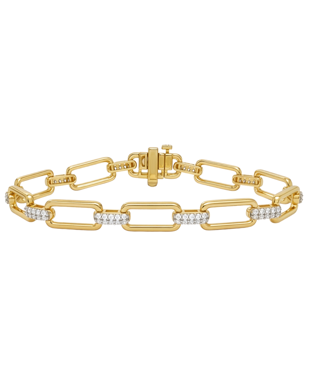 Click here for Macys Diamond Link Bracelet (1/2 ct. t.w.) in 14k... prices