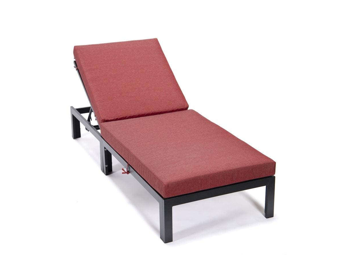 Click here for LeisureMod Chelsea Patio Chaise Lounge Chair in Bl... prices