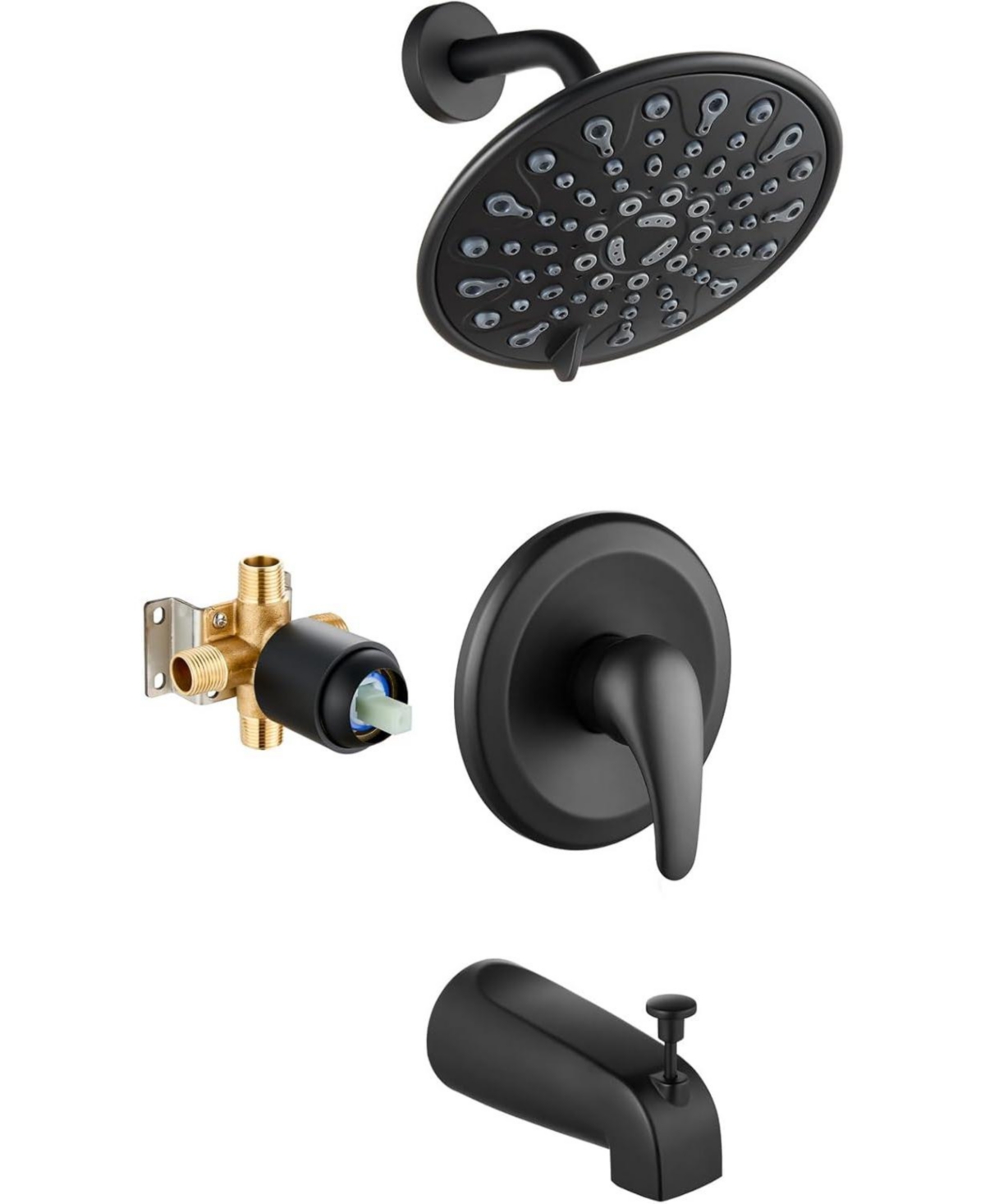 Click here for Midola Tub Shower Faucet Set with Valve 6 Mode Han... prices