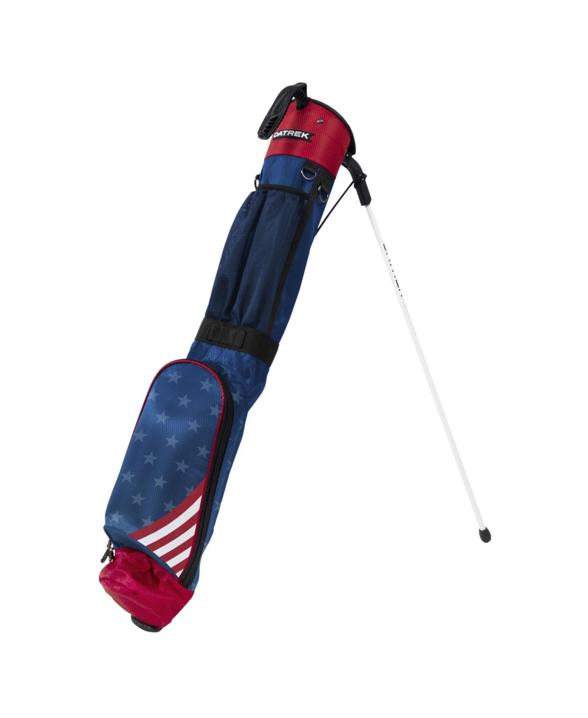 Click here for Datrek Ranger Sunday Golf Stand Bag - Navy/red/usa prices