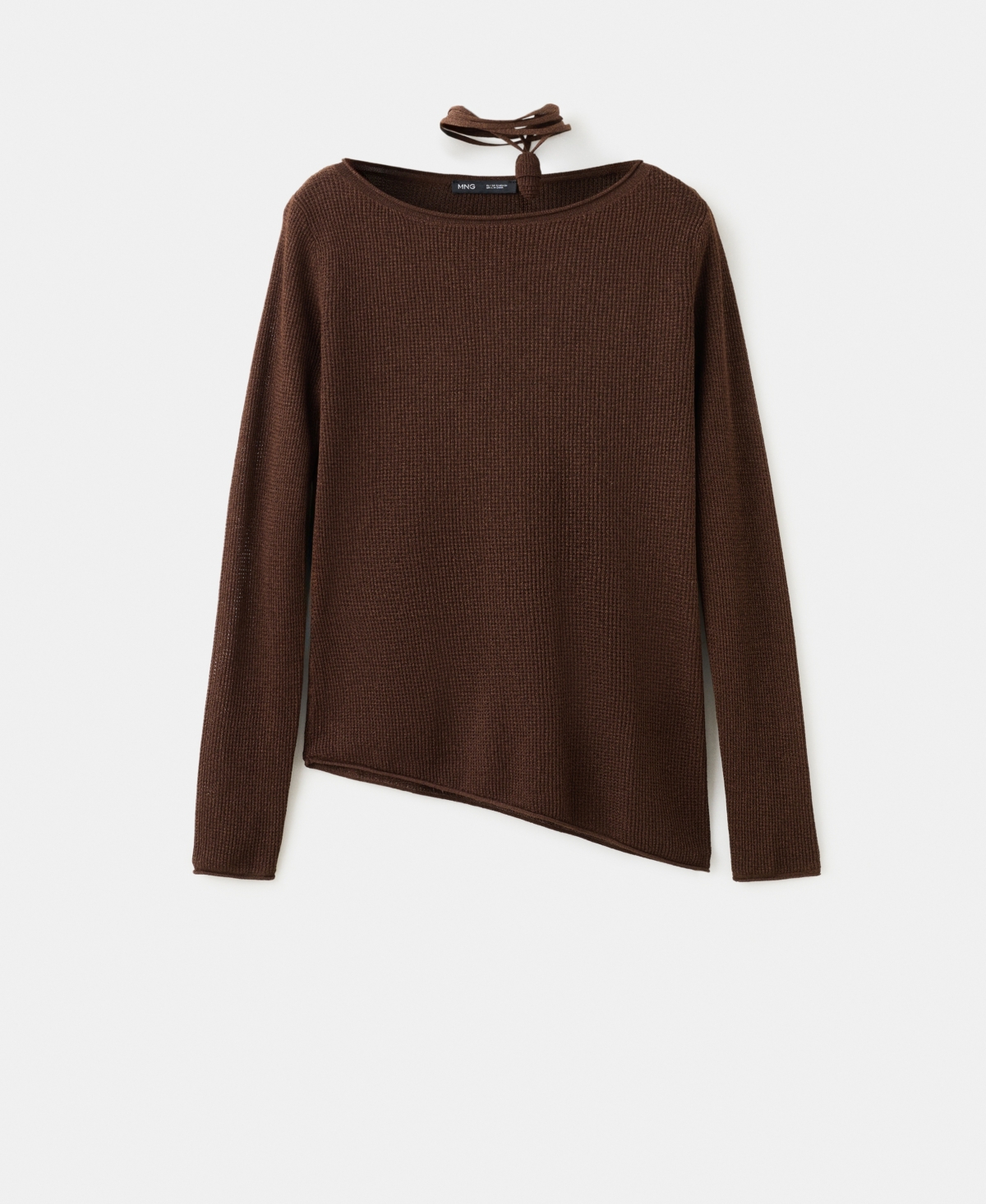 Click here for Mango Womens Fine-Knit Sweater - Chocolate prices