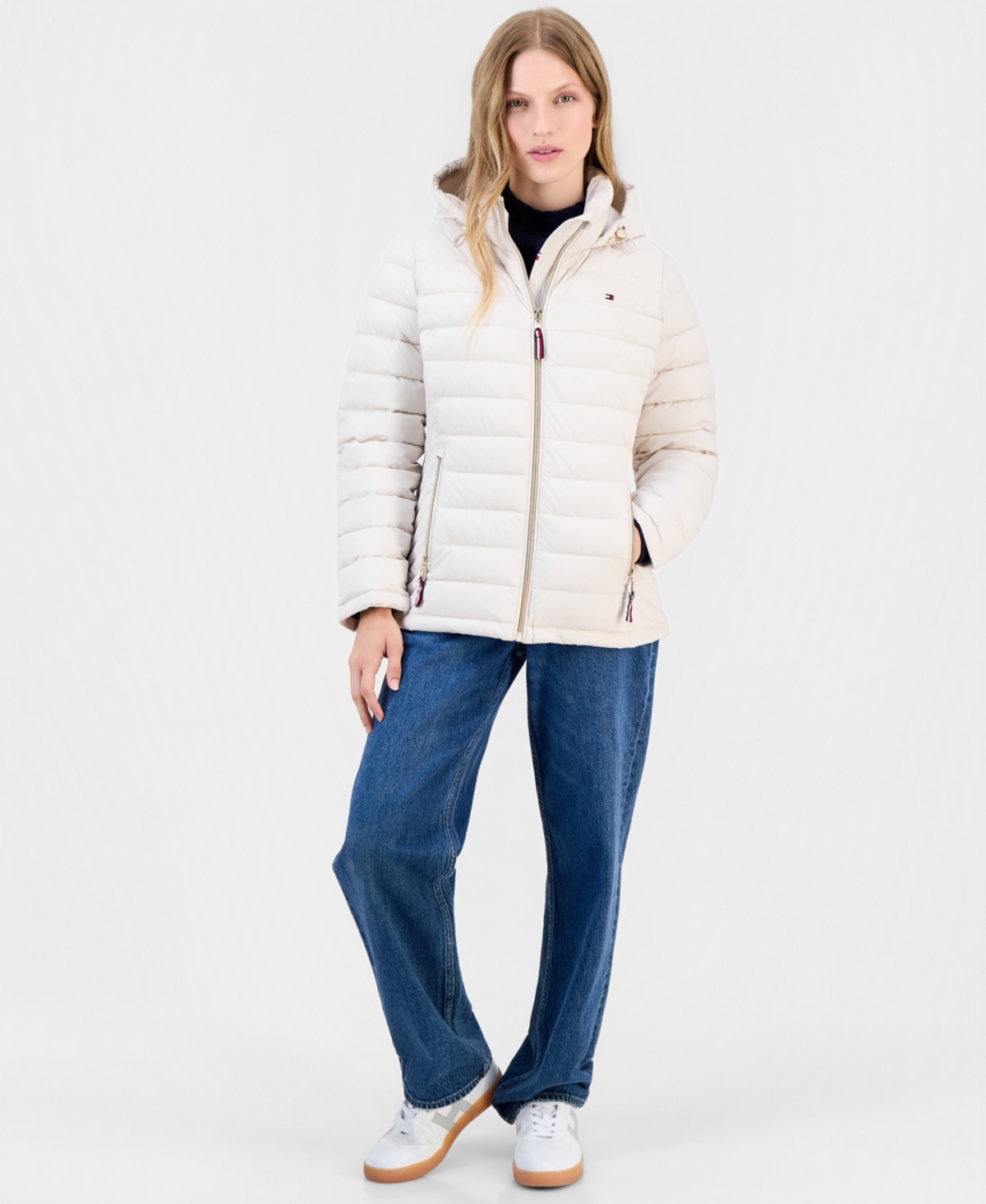 Click here for Tommy Hilfiger Womens Hooded Packable Puffer Coat... prices