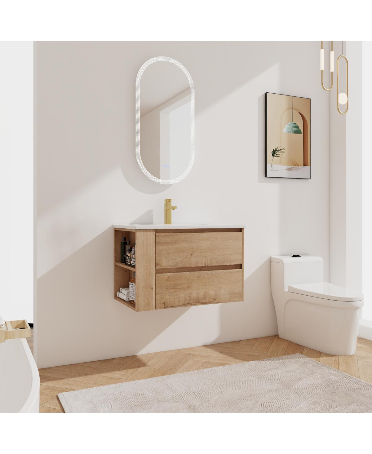 Click here for Sillysis Wall Mounted Bathroom Vanity with Ceramic... prices