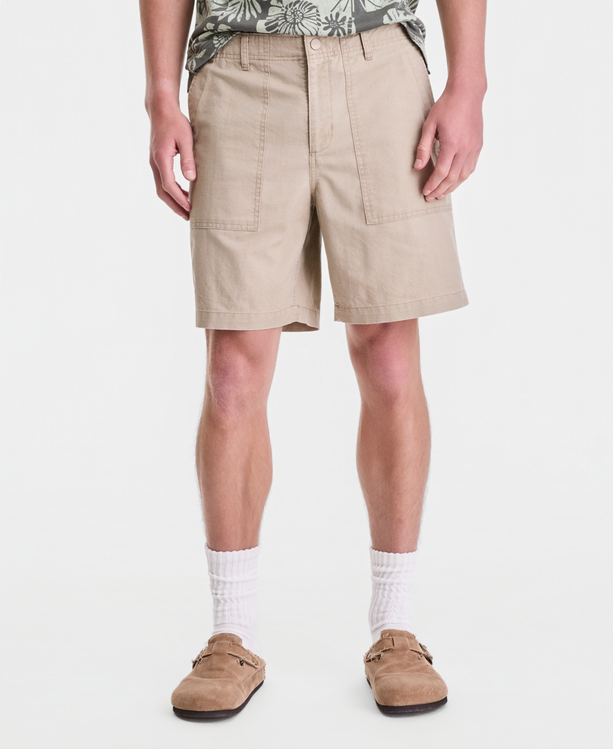 Click here for Sun + Stone Mens Linen Blend 8 Shorts  Macys Exclu... prices