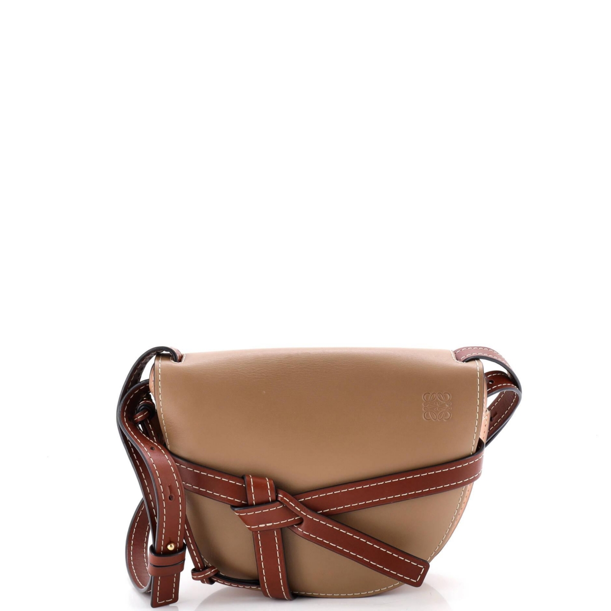 Click here for Pre-Owned Loewe Small Gate Shoulder Bag Leather -... prices