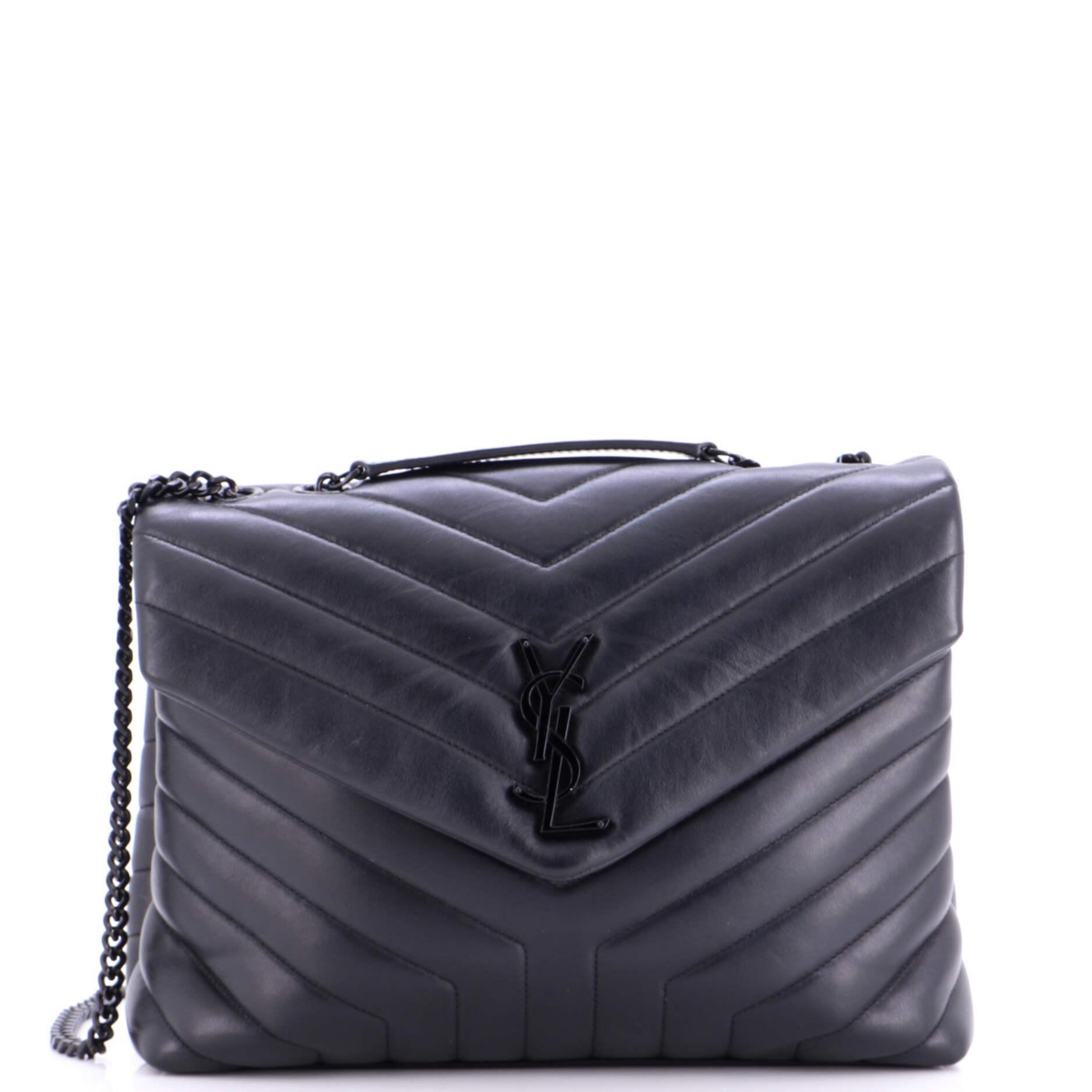 Click here for Pre-Owned Saint Laurent Medium Loulou Shoulder Bag... prices