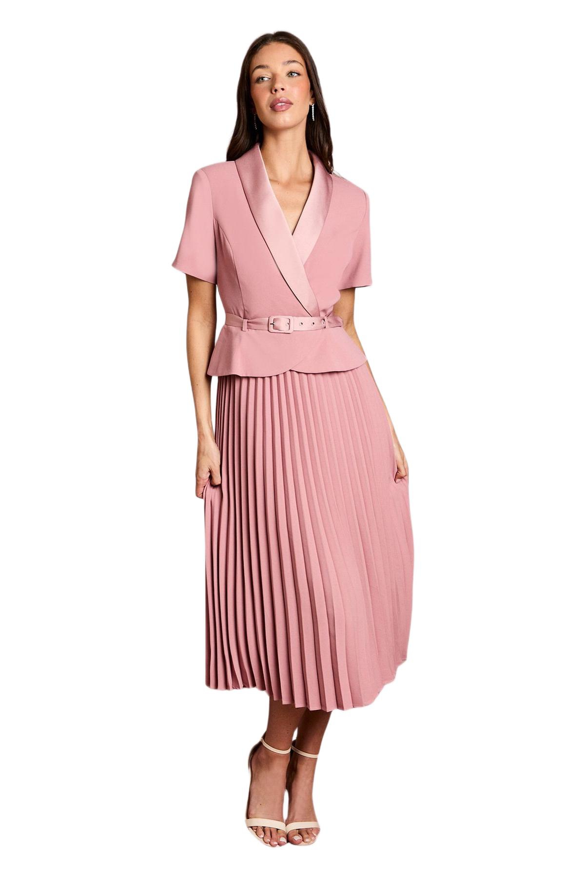 Click here for Coast Womens 2 In 1 Pleated Skirt Dress - Antique... prices