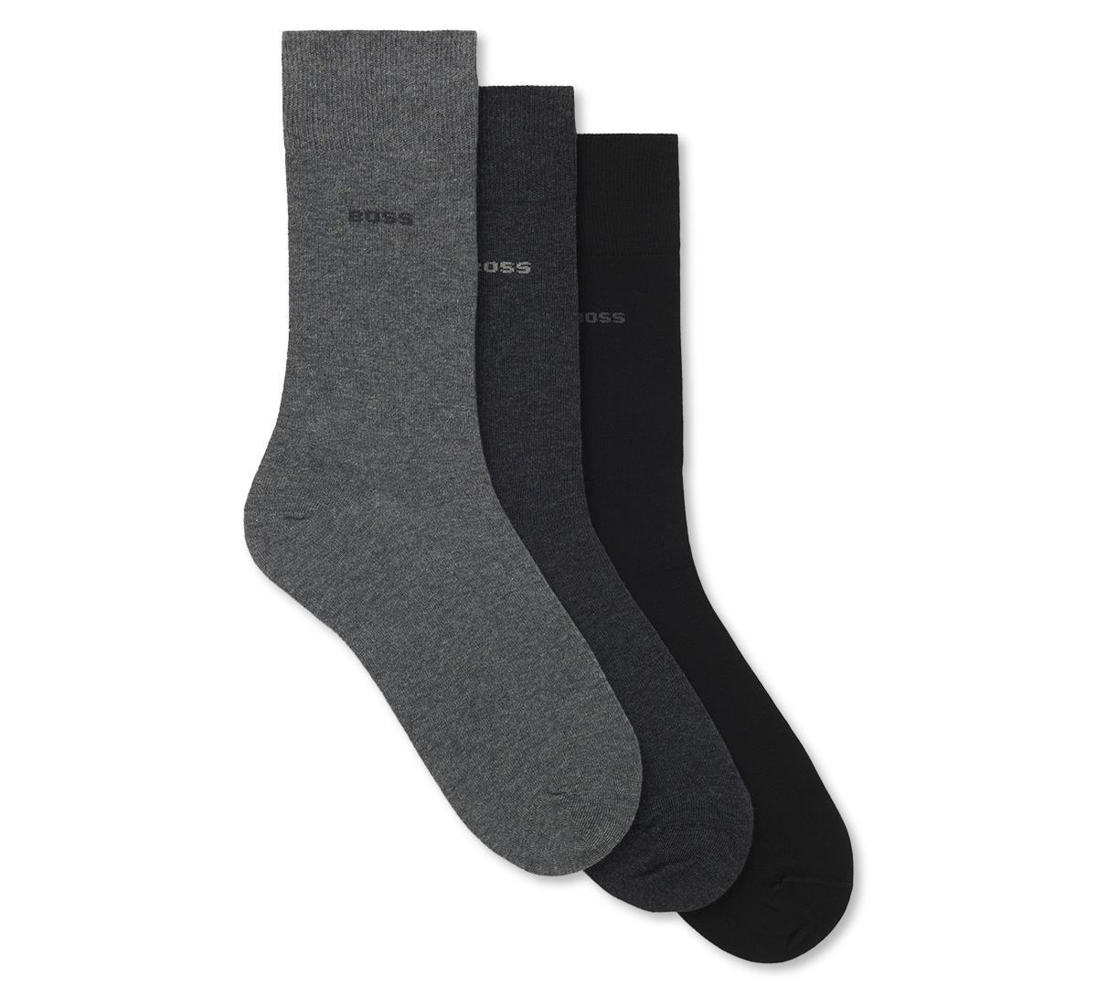 Click here for Hugo Boss Mens Combed Cotton-Blend Socks  3-Pack -... prices