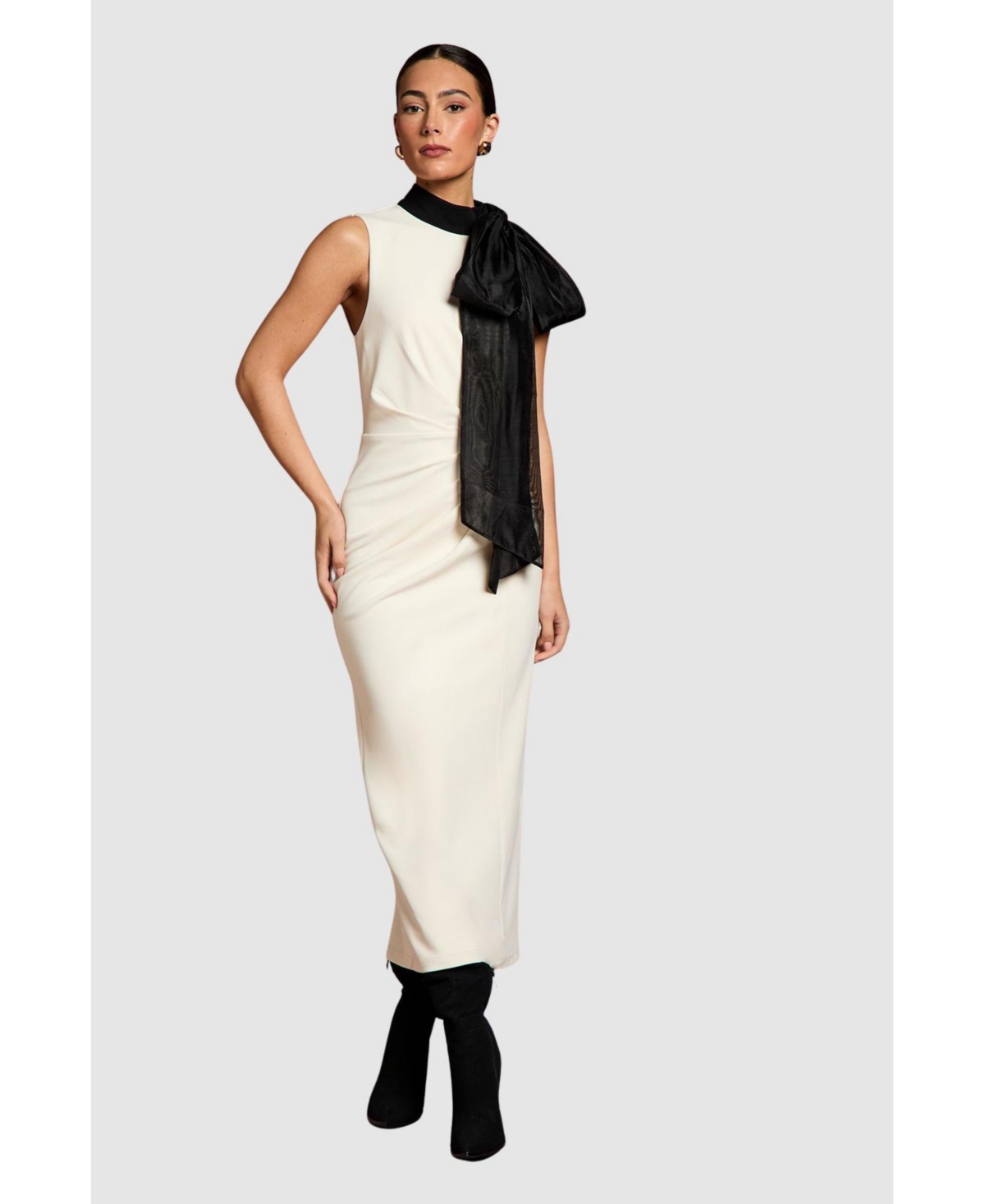 Click here for Coast Womens Organza Pussybow Column Midi Dress -... prices